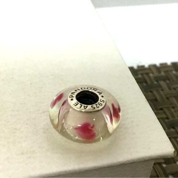 Pandora Murano Bead | Jewelry | Pandora New Pink Hearts Murano Glass ...